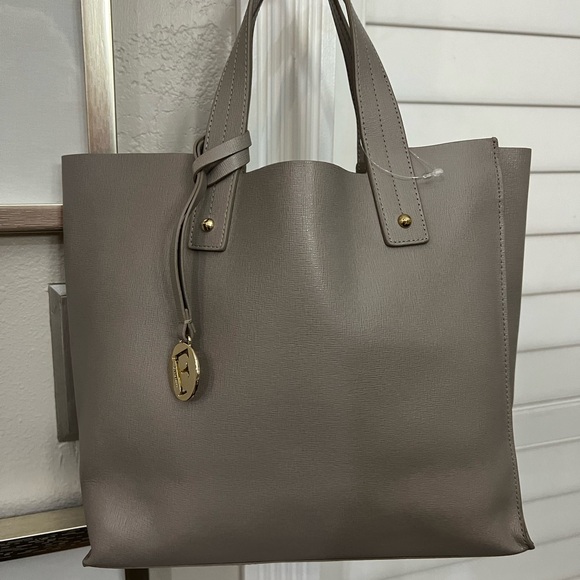 Furla | Bags | Furla Leather Mushroom Colored Purse | Poshmark